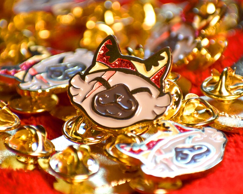 Palico Chef Monster Hunter Cat Pins - Etsy