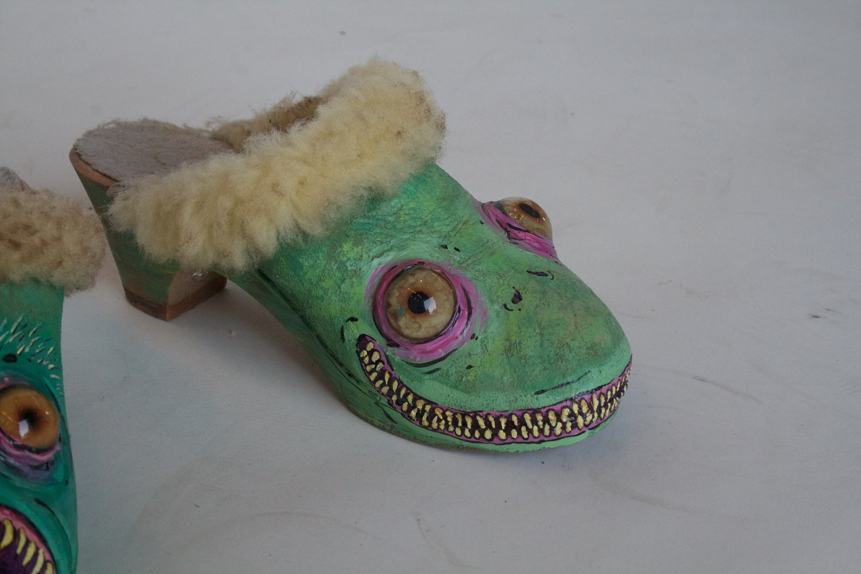 Furry Piranha Slippers - Etsy