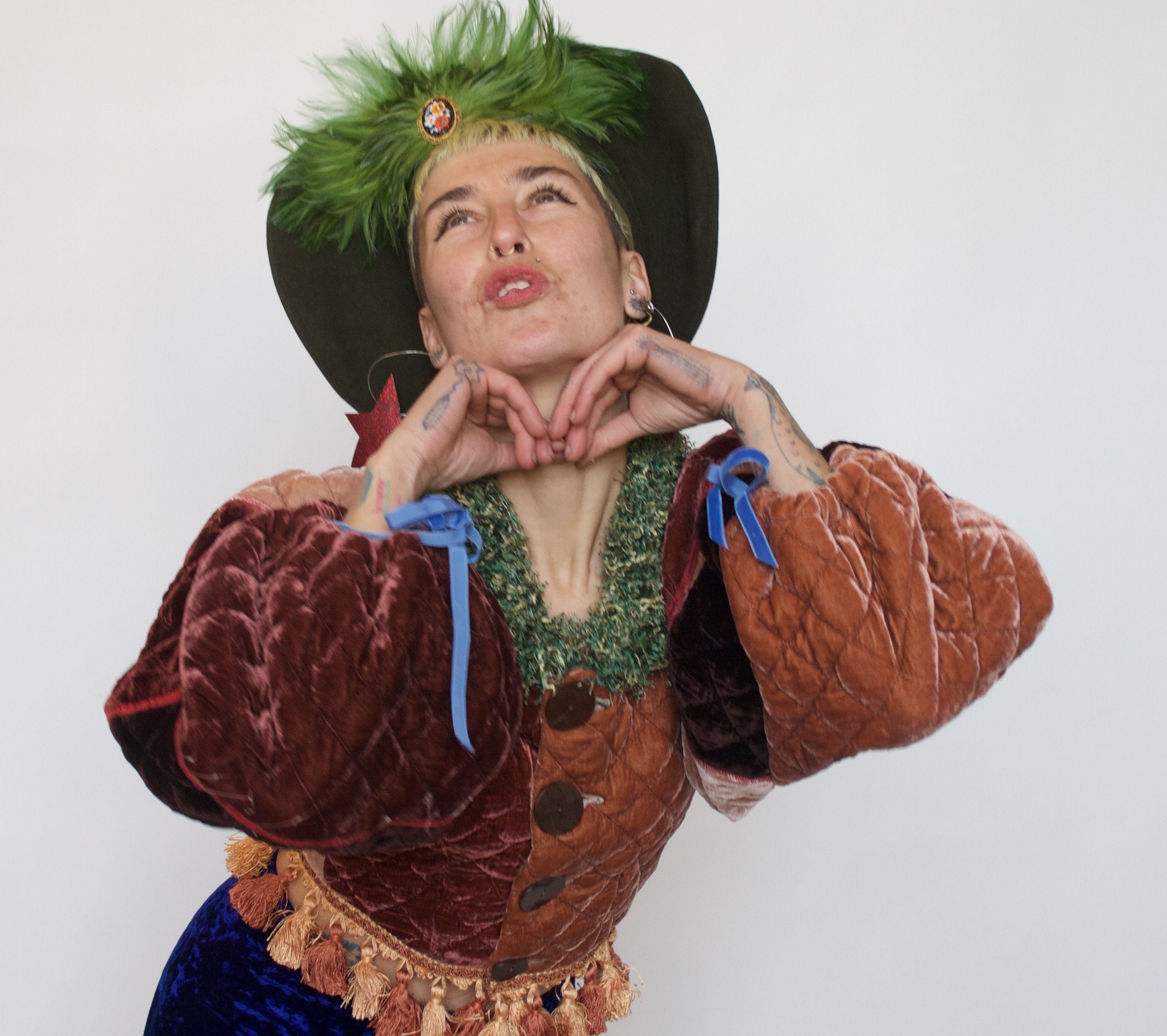 Quilted Velvet Puff Sleeve Bolero - Etsy