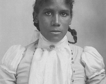 Vintage Topless Fly Fishing Lady Black and White Photo Print - Etsy