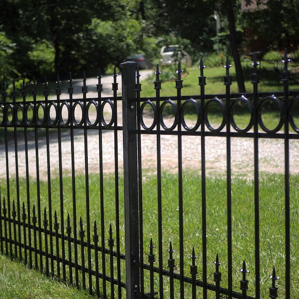 Wrought Iron Fence Panels - Etsy