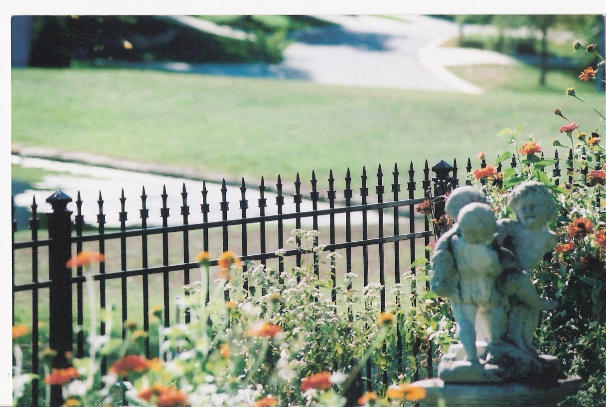 Wrought Iron Fence Panels: Solid Pickets - Etsy