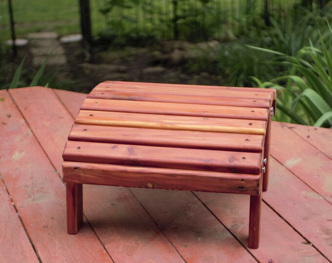 Cedar Adirondack Foot Rest - Etsy