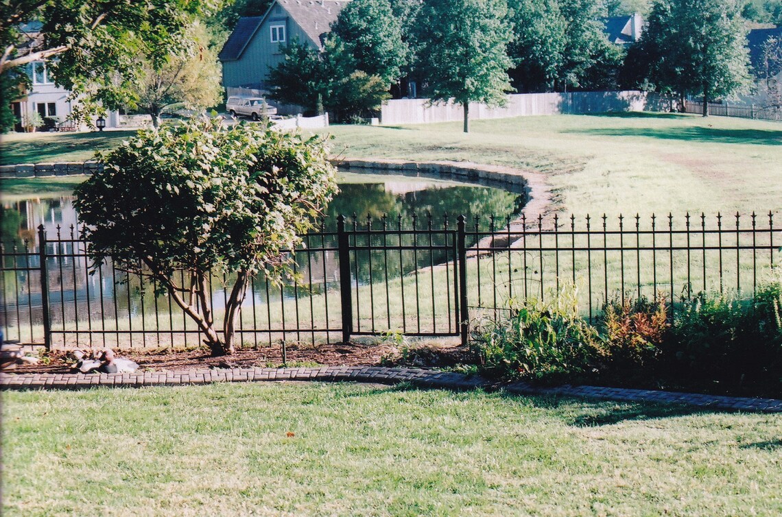 Wrought Iron Fence Panels: Solid Pickets - Etsy