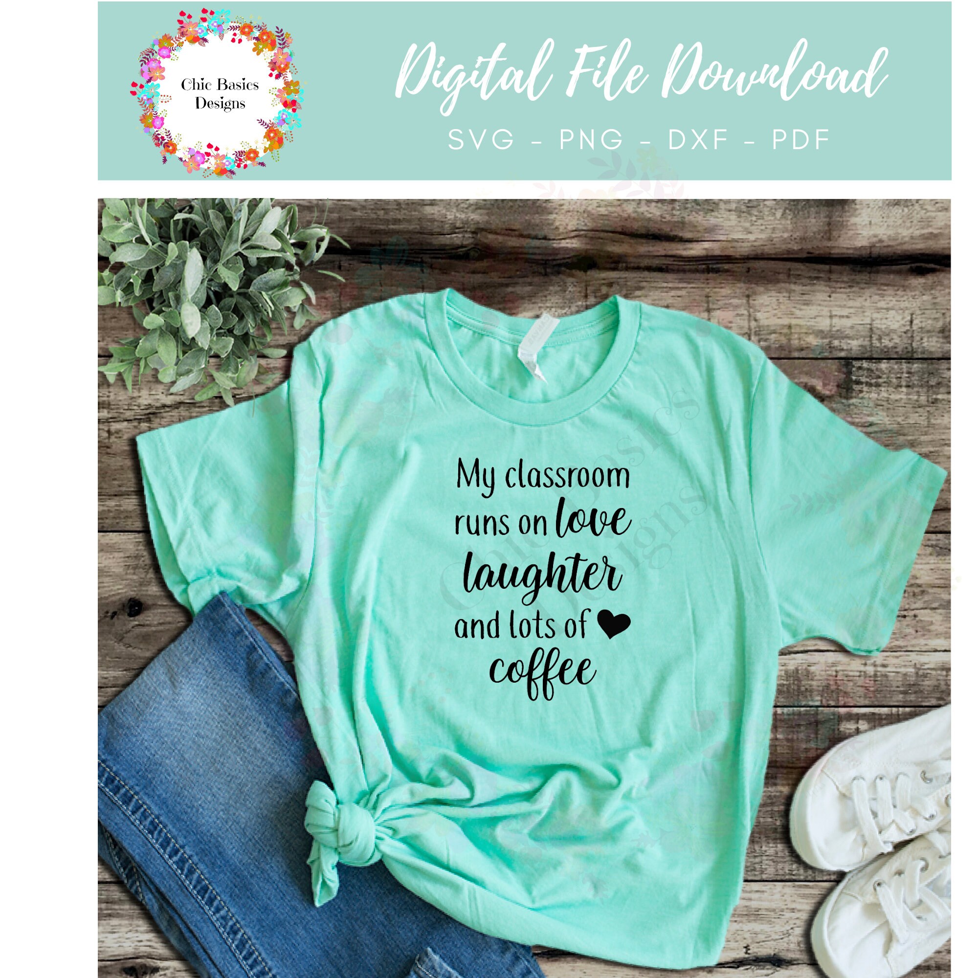 Teacher Gift, Teacher SVG, First I Drink the Coffee SVG , Teacher ...