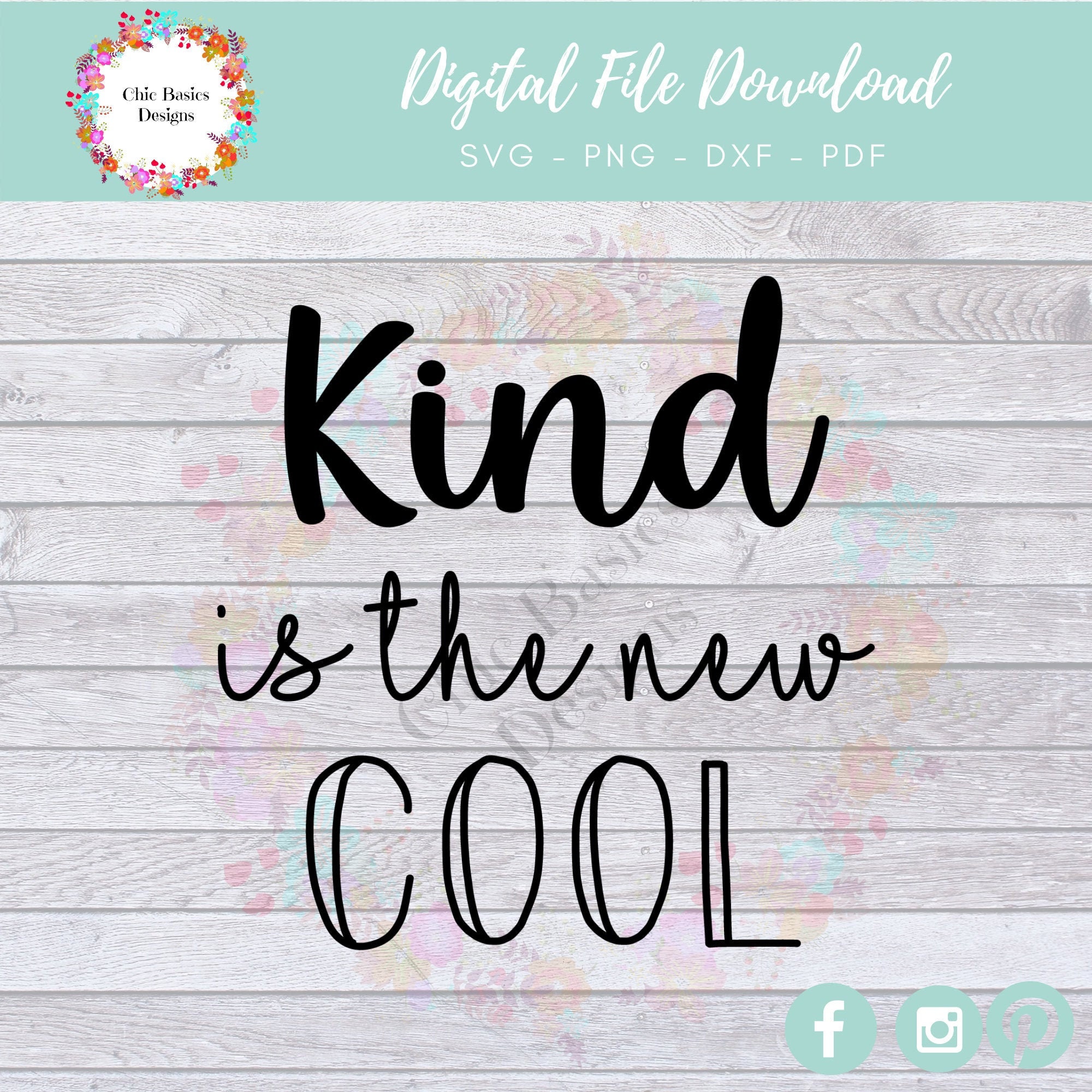 Kindness Svg Kind is Cool SVG Kind is Cool Shirt Kindness - Etsy