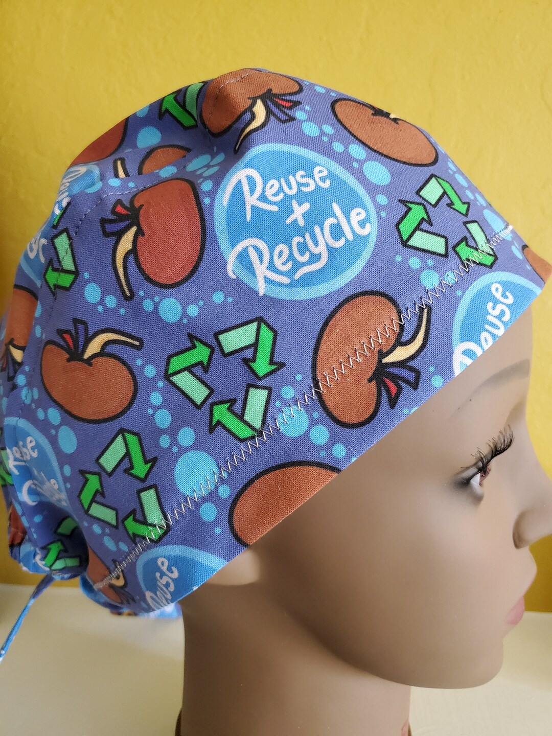 Scrub Cap--kidney Donation**3 Colors/styles Available!**buy 7 Caps, Get ...