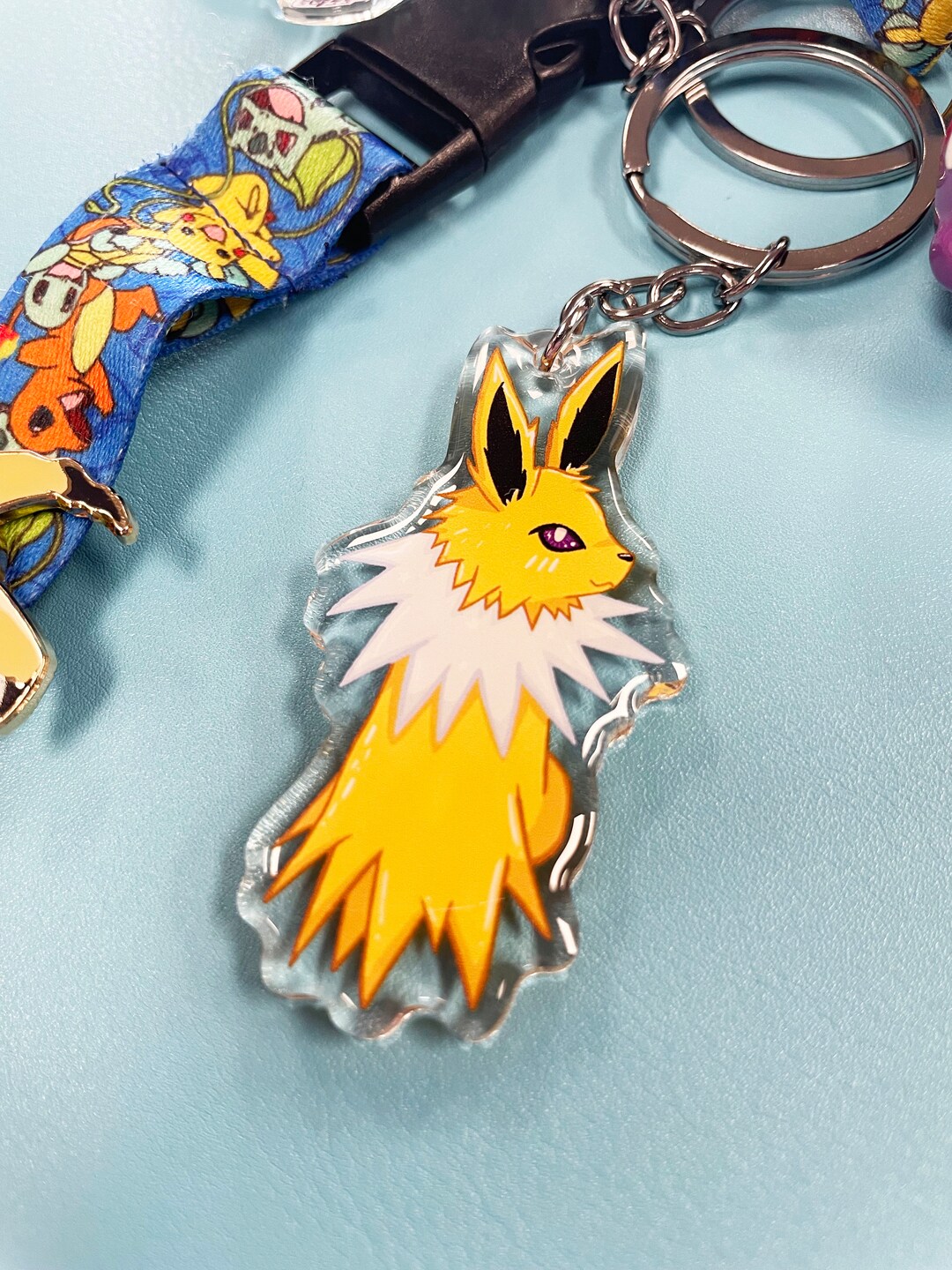 Jolteon Acrylic Keychain - Etsy