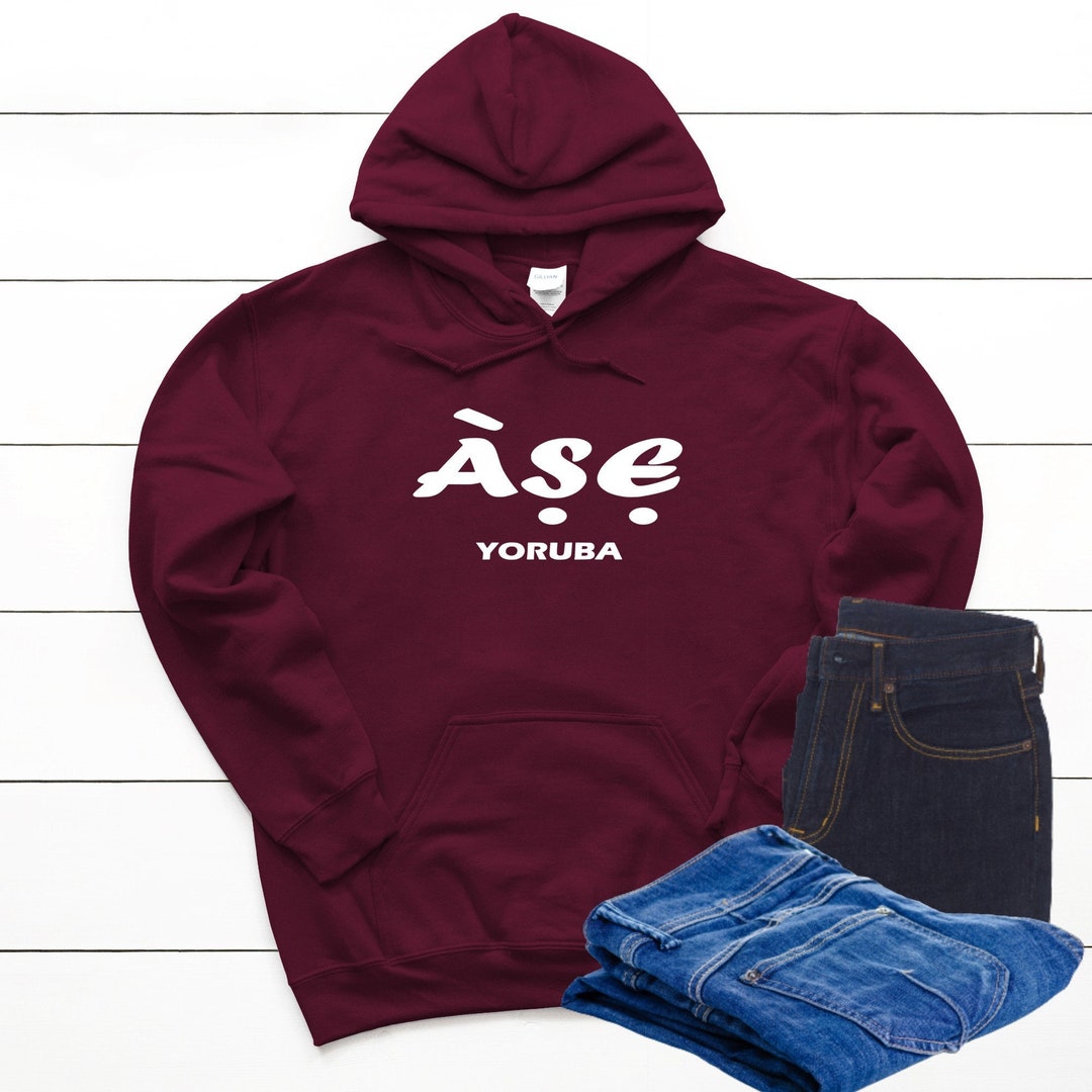 Ase Yoruba Hoodie, Ase Phrase and Meaning, Ase Men Hoodie, Ase Hoodie ...