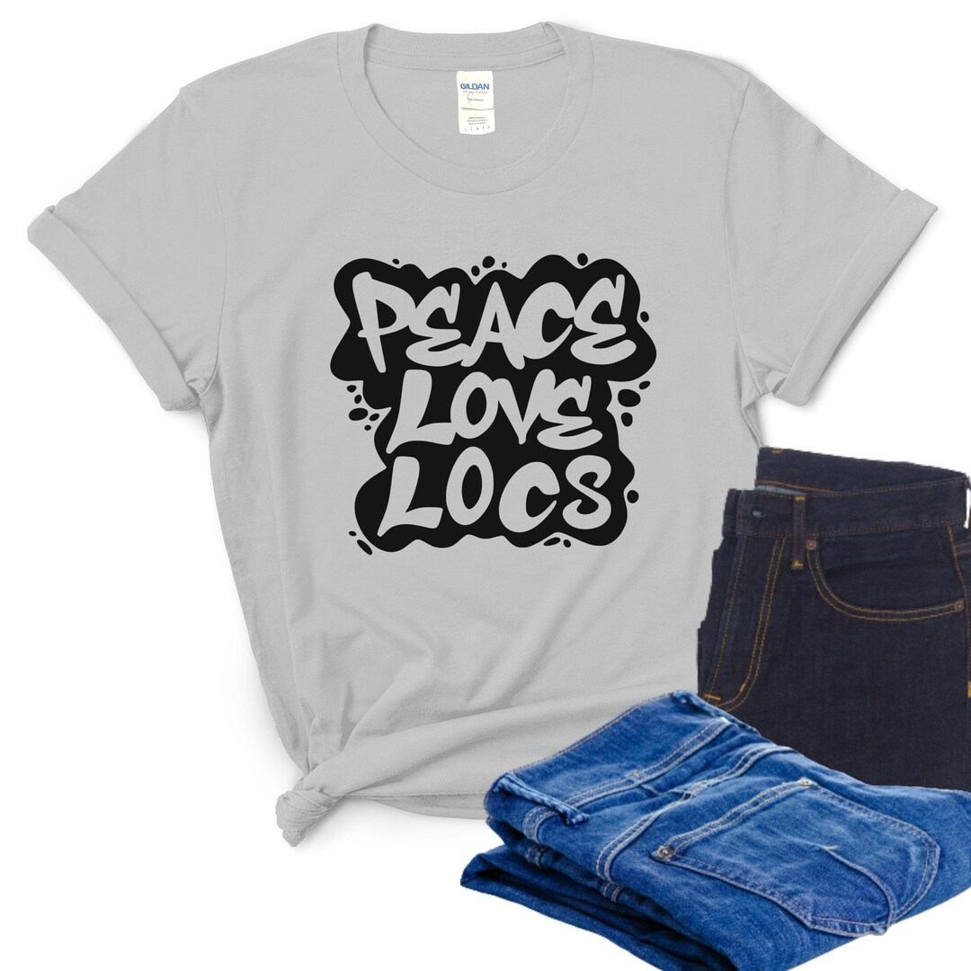 Peace Love Locs Shirt, Locs Shirts, Locd Tees for Women, Locs Gifts ...