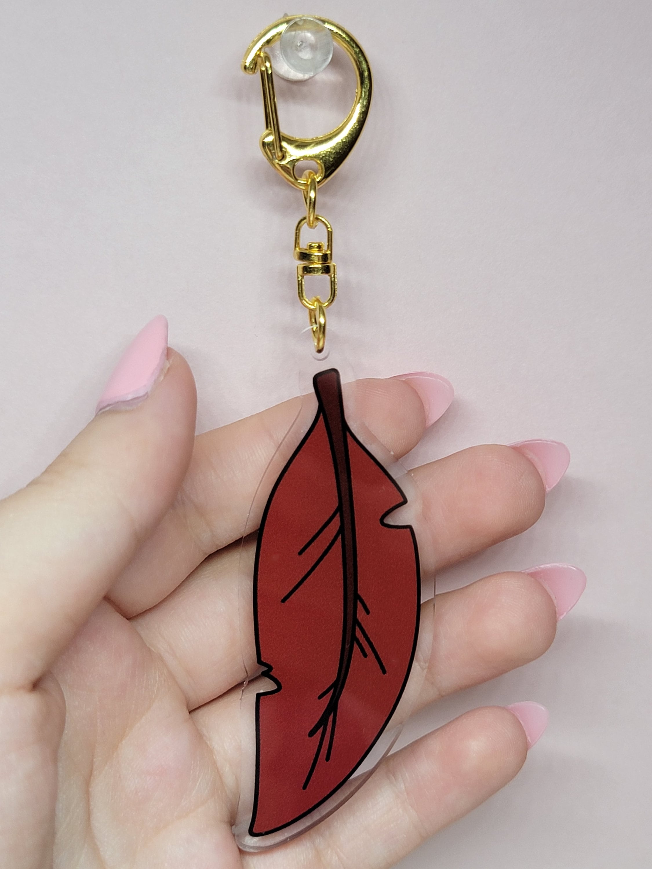 Hawks Feather Keychain - Etsy