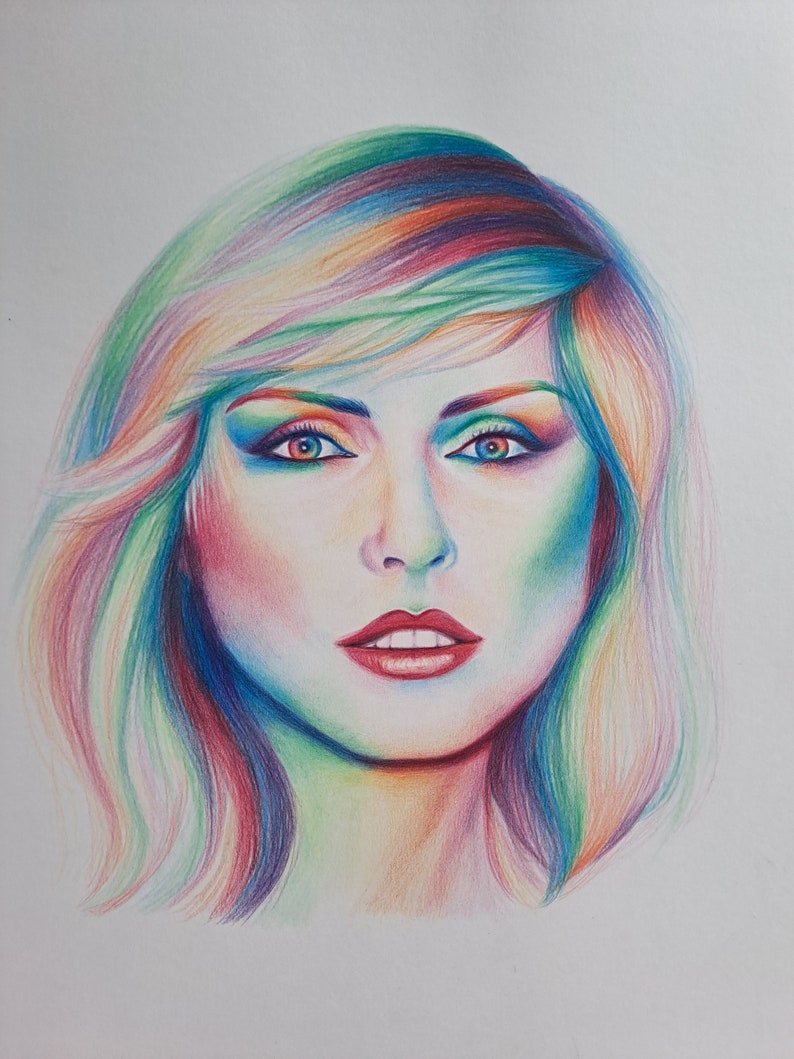 Debbie Harry Art. Blondie Art. Bright Art. Music Art. Blondie Poster ...
