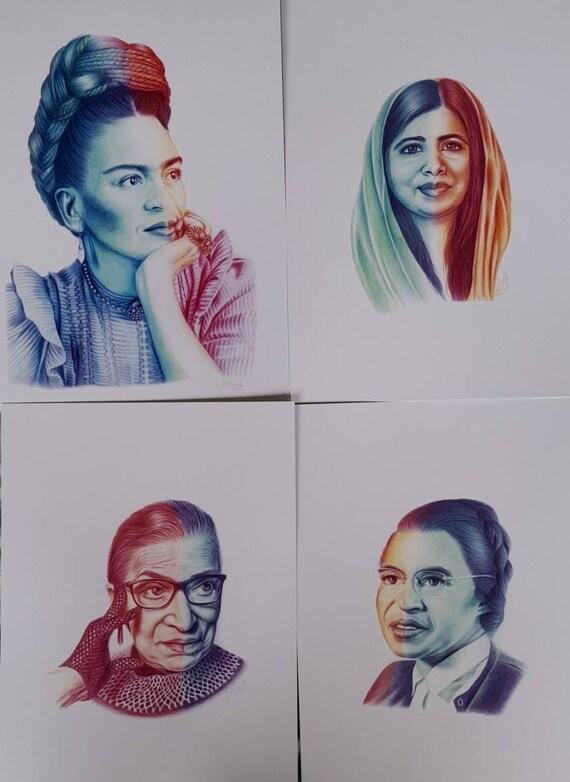 Drawing & Illustration Rosa Parks original artwork fine art drawing ...