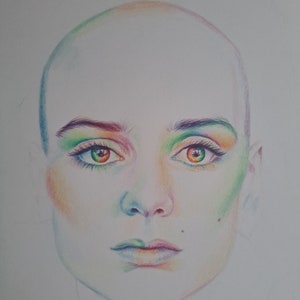 Sinead O'connor Print. Sinead O'connor Rainbow Print. Sinead O'connor ...
