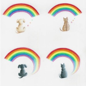 Rainbow Bridge Card. Pet Loss Card. Cat Loss Card. Dog Loss Card ...