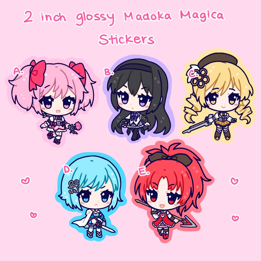 Madoka Magica Stickers Bundles - Etsy