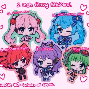 Vocaloid Stickers Bundles - Etsy
