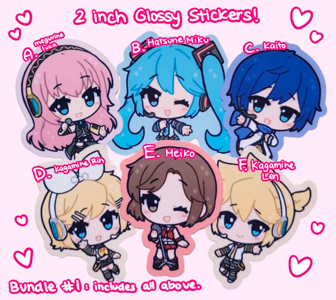 Vocaloid Stickers Bundles - Etsy