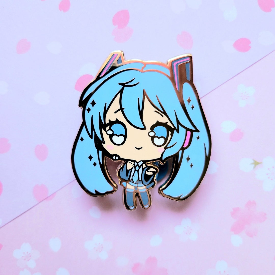 Vocaloid Hatsune Miku Enamel Pin - Etsy