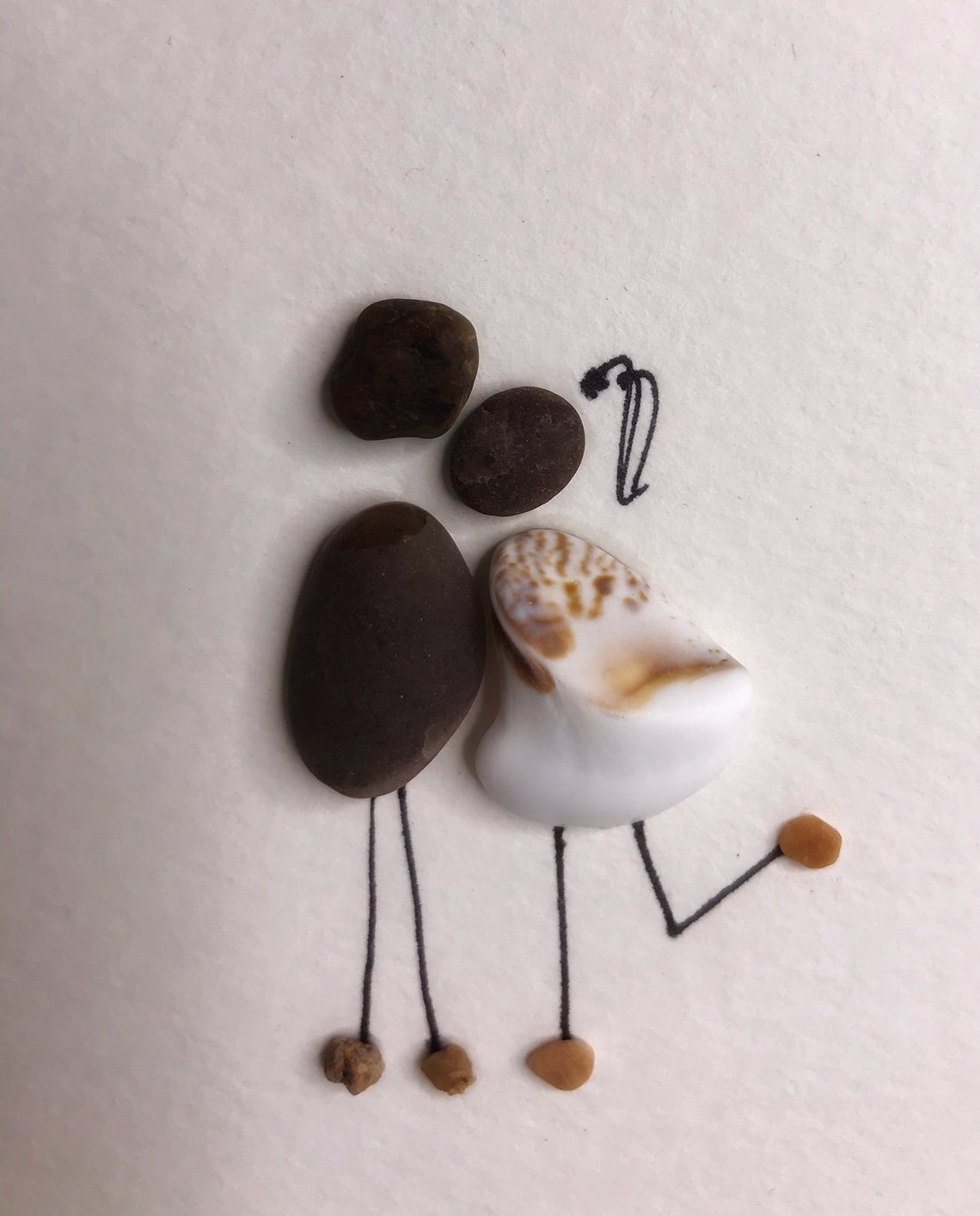 I Love You, Pebble Art Couple in Love, Thoughtful Gift, Valentines ...