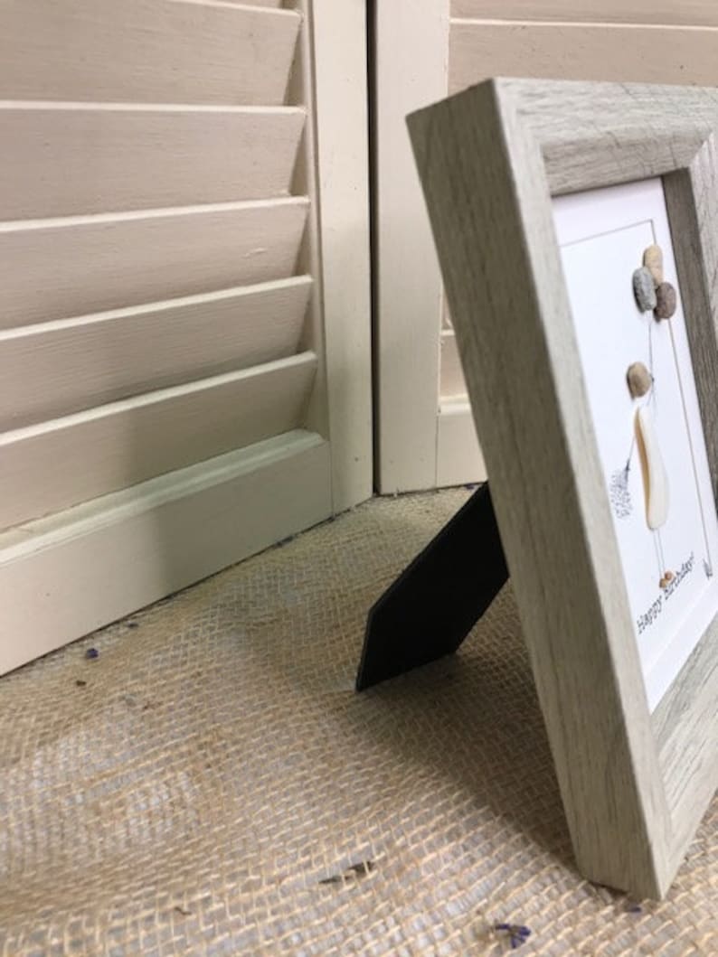 Happy Birthday Pebble Art Figure Original Pebble Art - Etsy