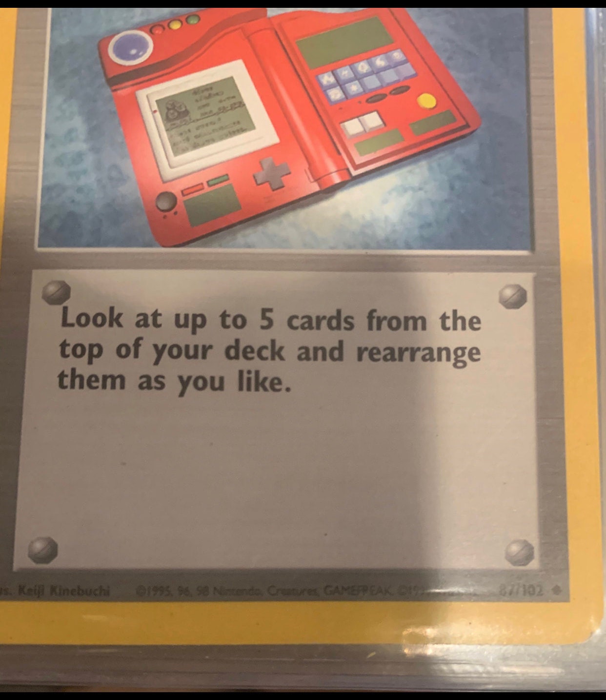 Pokemon TRAINER POKEDEX CARD - Etsy