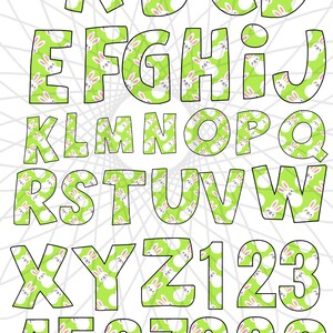 8 EASTER Doodle Fonts, Doodle Fonts Use With Canva, Cricut or Similar ...
