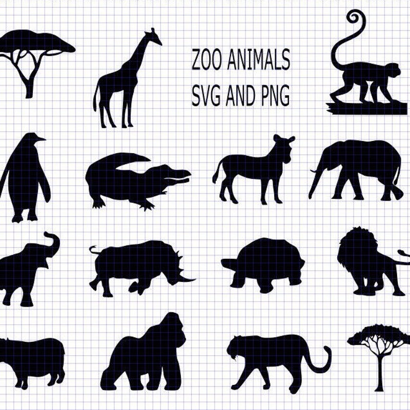 Zoo Animal Pattern - Etsy