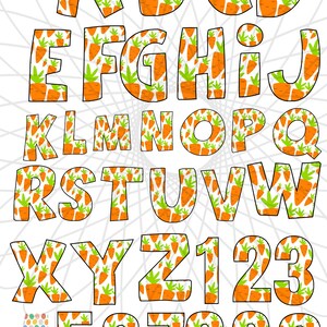 8 EASTER Doodle Fonts, Doodle Fonts Use With Canva, Cricut or Similar ...