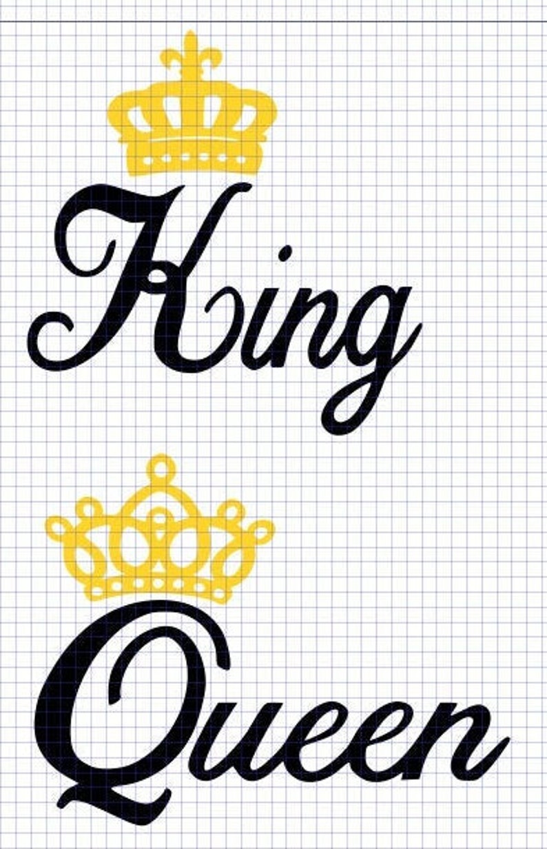 King and Queen Svg Crown Svg Tiara Svg Princess Prince King Queen Crown ...