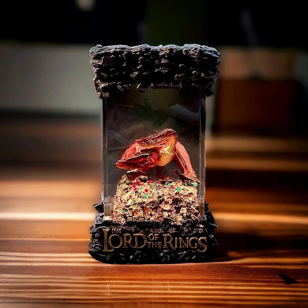 Lotr Smaug Lamp – Anime Resin Night Light – Gift for Smaug Fans - Etsy