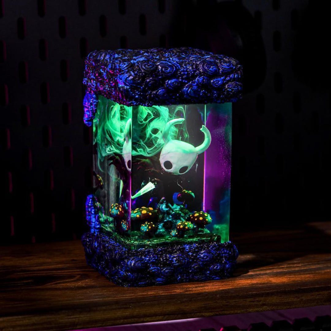 The Knight Hollow Knight Resin Lamp Ver 2, Indie Game Art Night Light ...