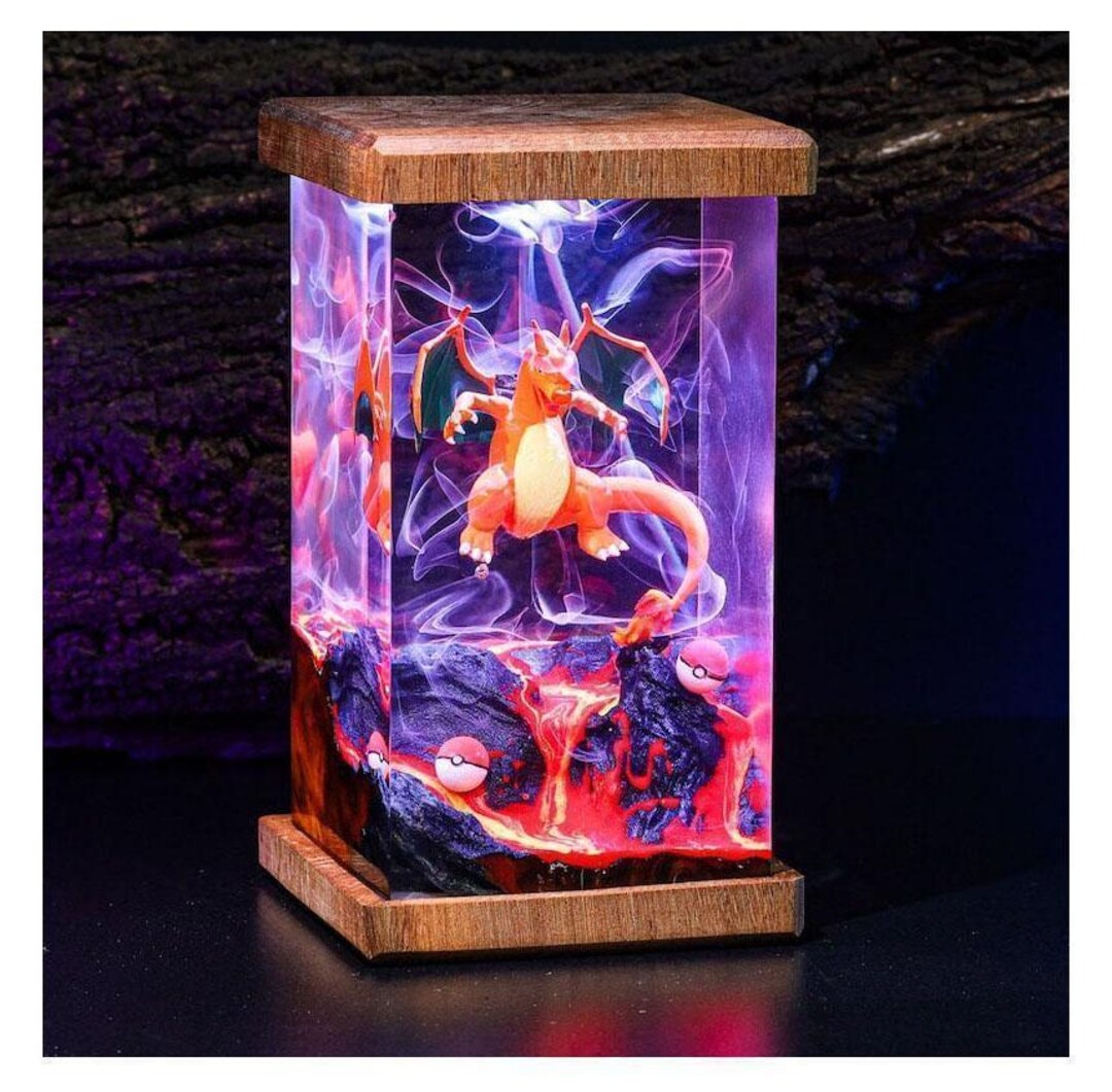 Custom Cha.riz.ard Poke.mon Night Lamp, Custom Po.kem.on Night Light, P ...