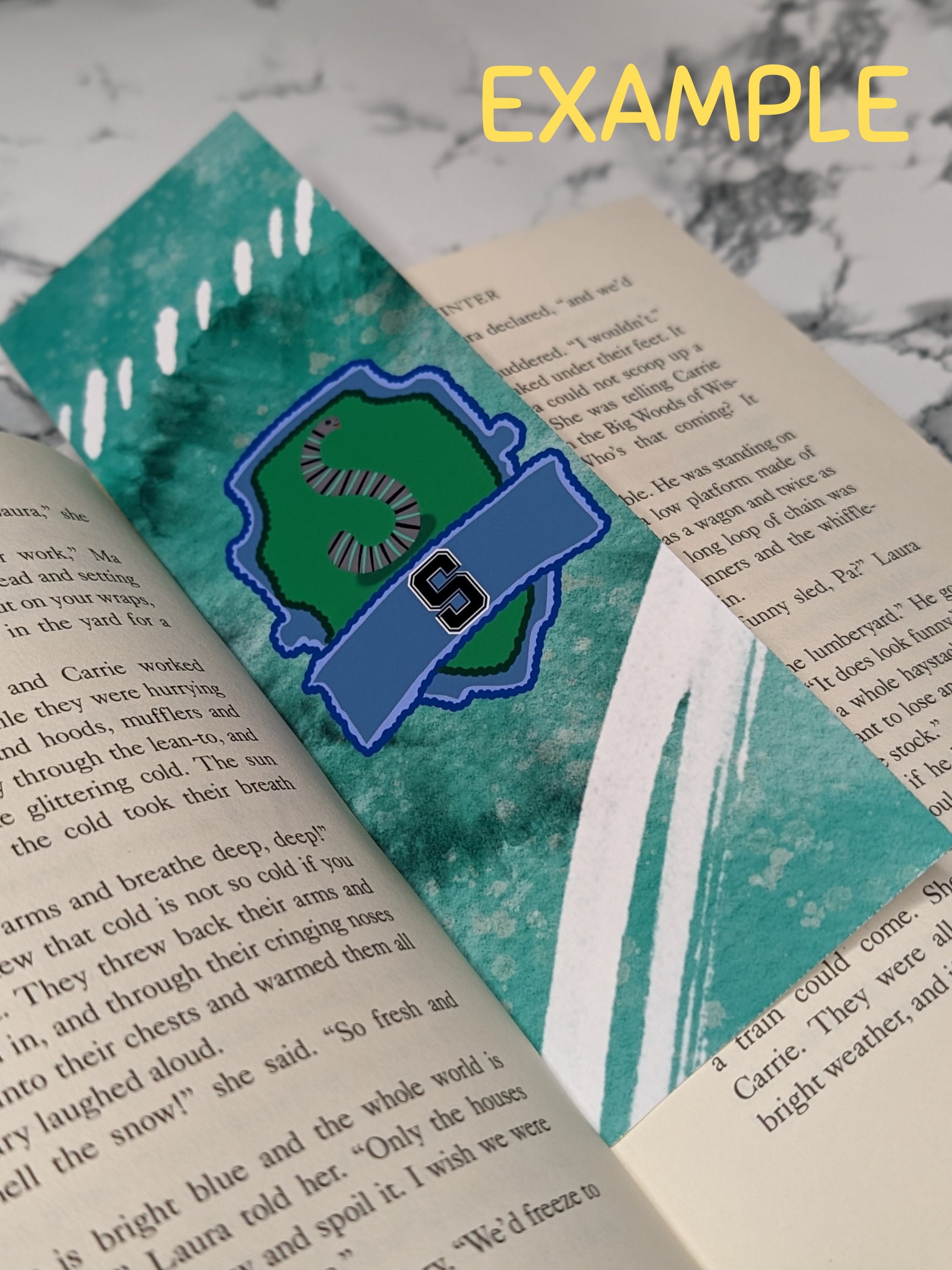 Printable Bookmarks Magic Wizard Movie Houses Watercolor PNG/JPEG/PDF ...