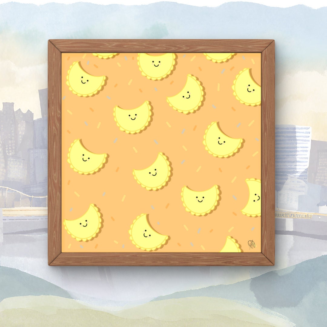 Pittsburgh Pierogi Digital Art Print PNG/JPEG/PDF Preppy Wall Art ...