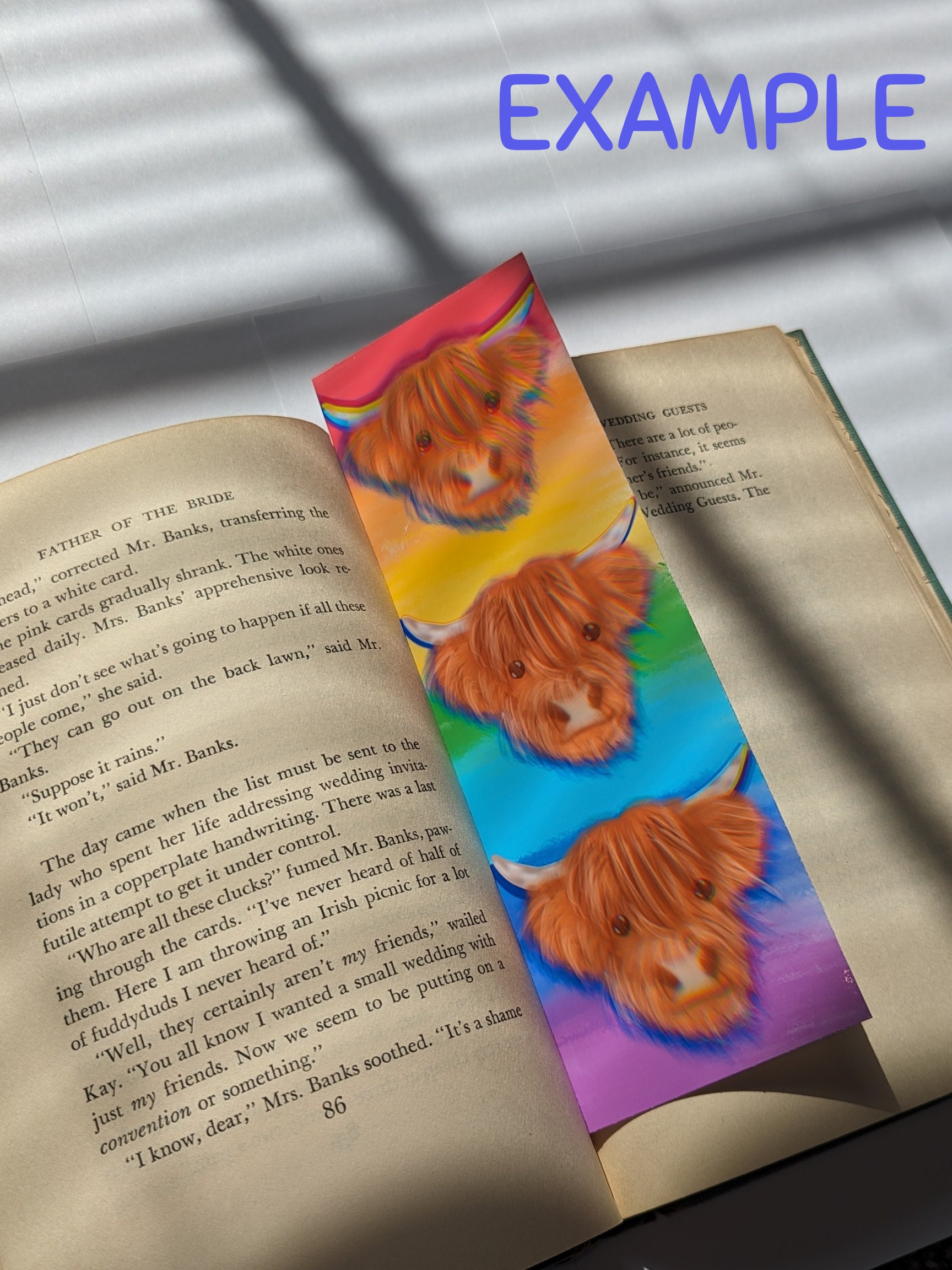 Printable Bookmarks Highland Cow PNG/JPEG/PDF | Cute Bookmarks | Gift ...