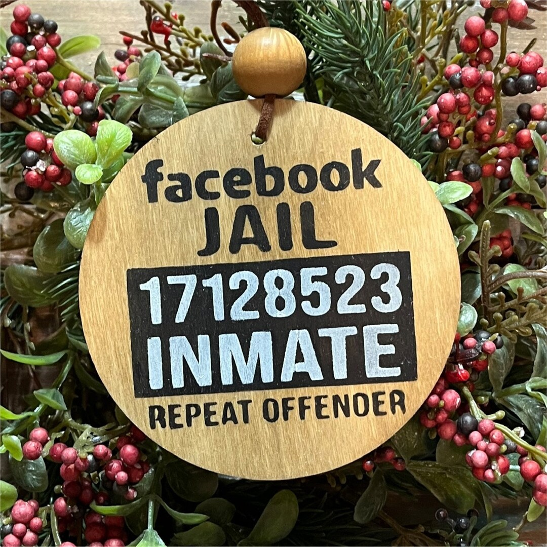 Fb Jail, Inmate, Repeat Offender Humorous, Funny, Adult Humor Wood ...