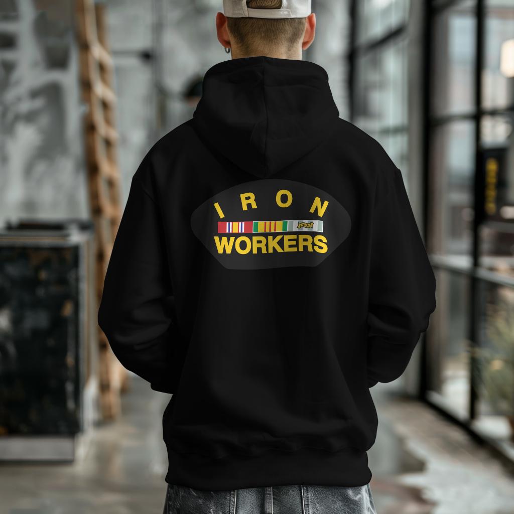 Ironworker Gift Dad , Husband Union Pride IW, Spud Wrench Veteran Gift ...