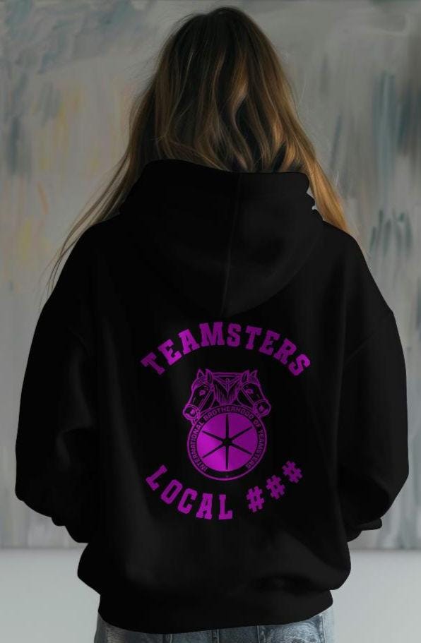 Personalized Teamsters Union Hoodie, Teamsters Sweatshirt Gift ...