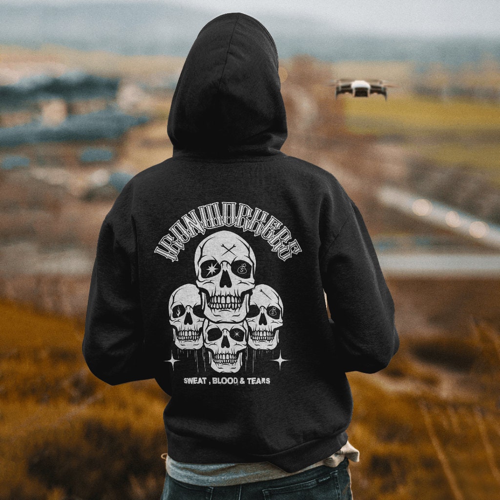 Ironworker Union Pride IW Sweat, Blood and Tears Ironworkers Hoodie ...