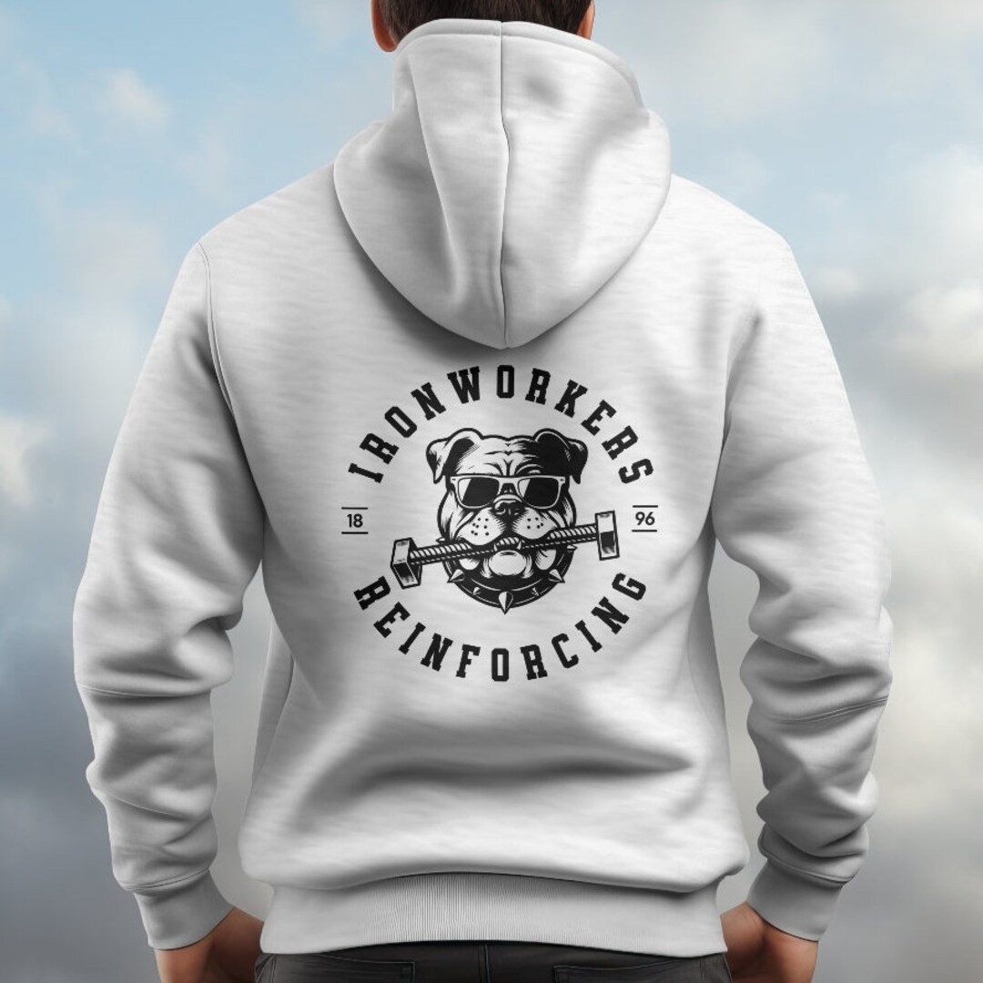 Ironworker Union Pride IW Ironworkers Hoodie Crane, Structural ...