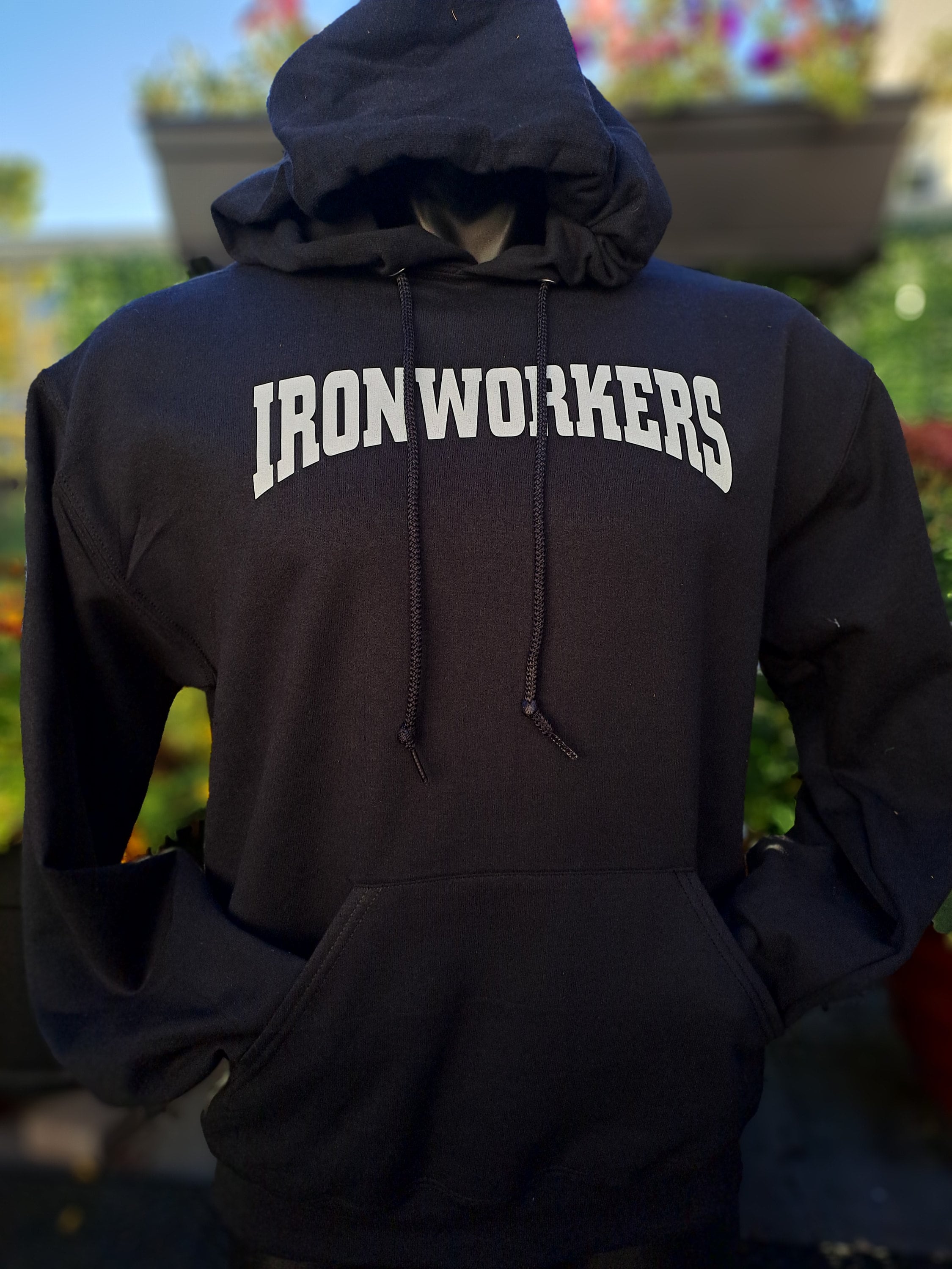 Custom Ironworkers Hoodie Union Pride IW Ironworkers Metal Building ...