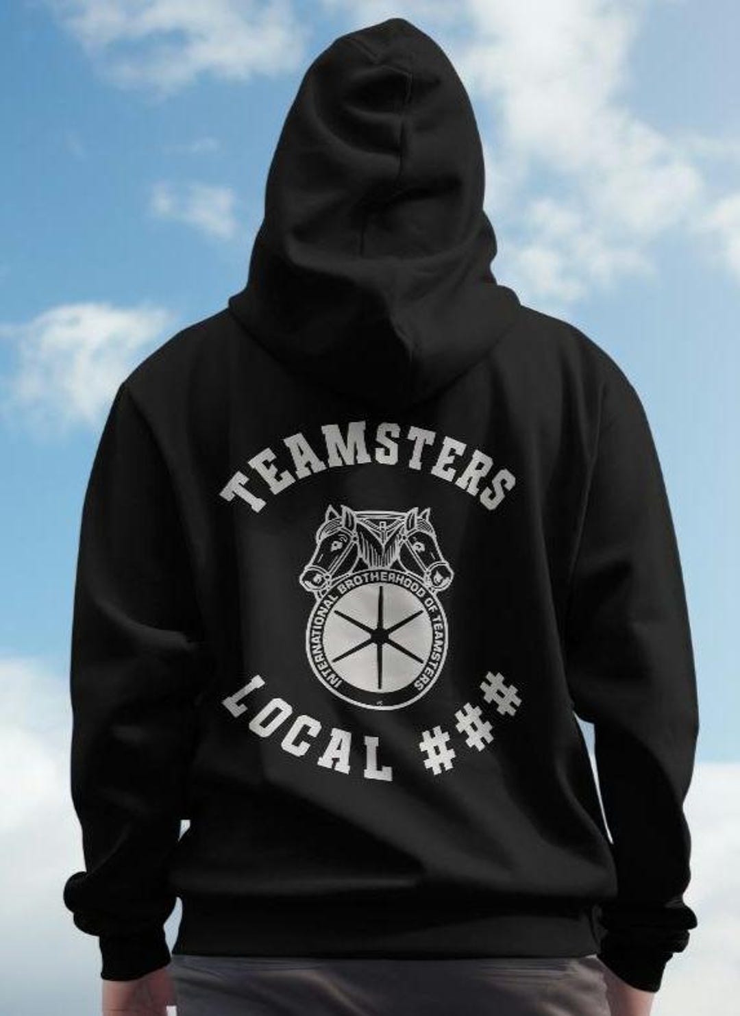 Personalized Teamsters Union Hoodie, Teamsters Sweatshirt Gift, Teamsters Truckers Gift for ...