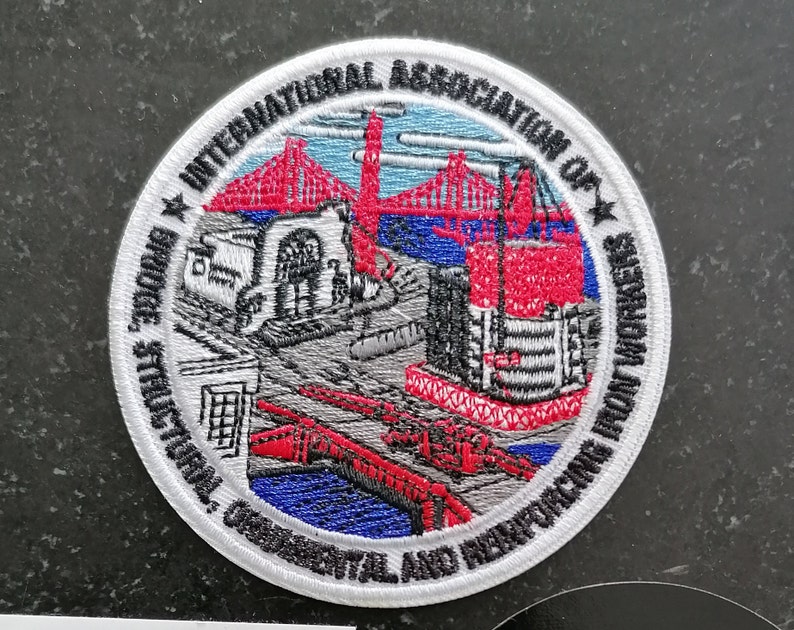 Ironworkers Union International 3 Motorcycle Patch Union Pride JIW ...