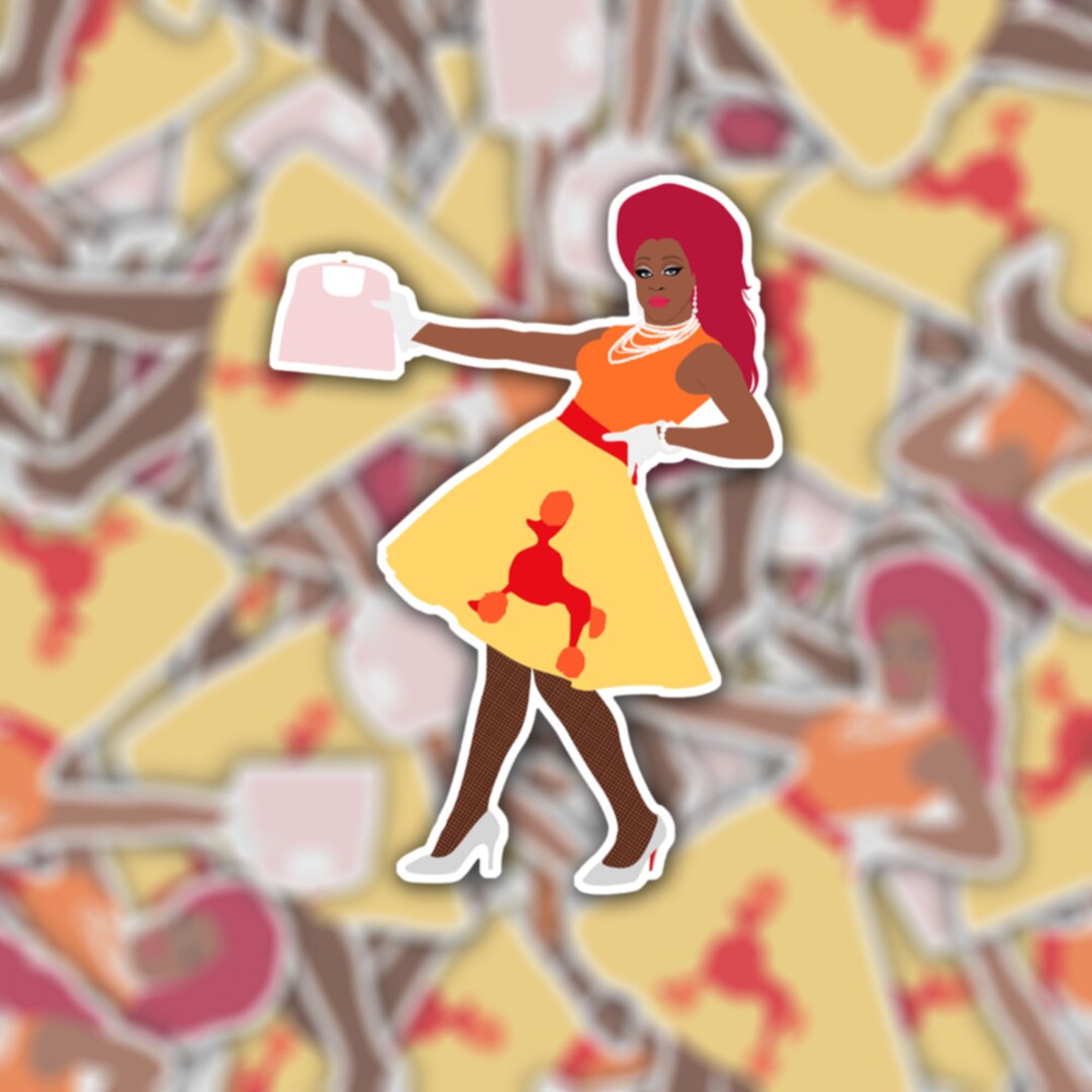 Bob the Drag Queen Purse First Sticker or Magnet - Waterproof Vinyl ...