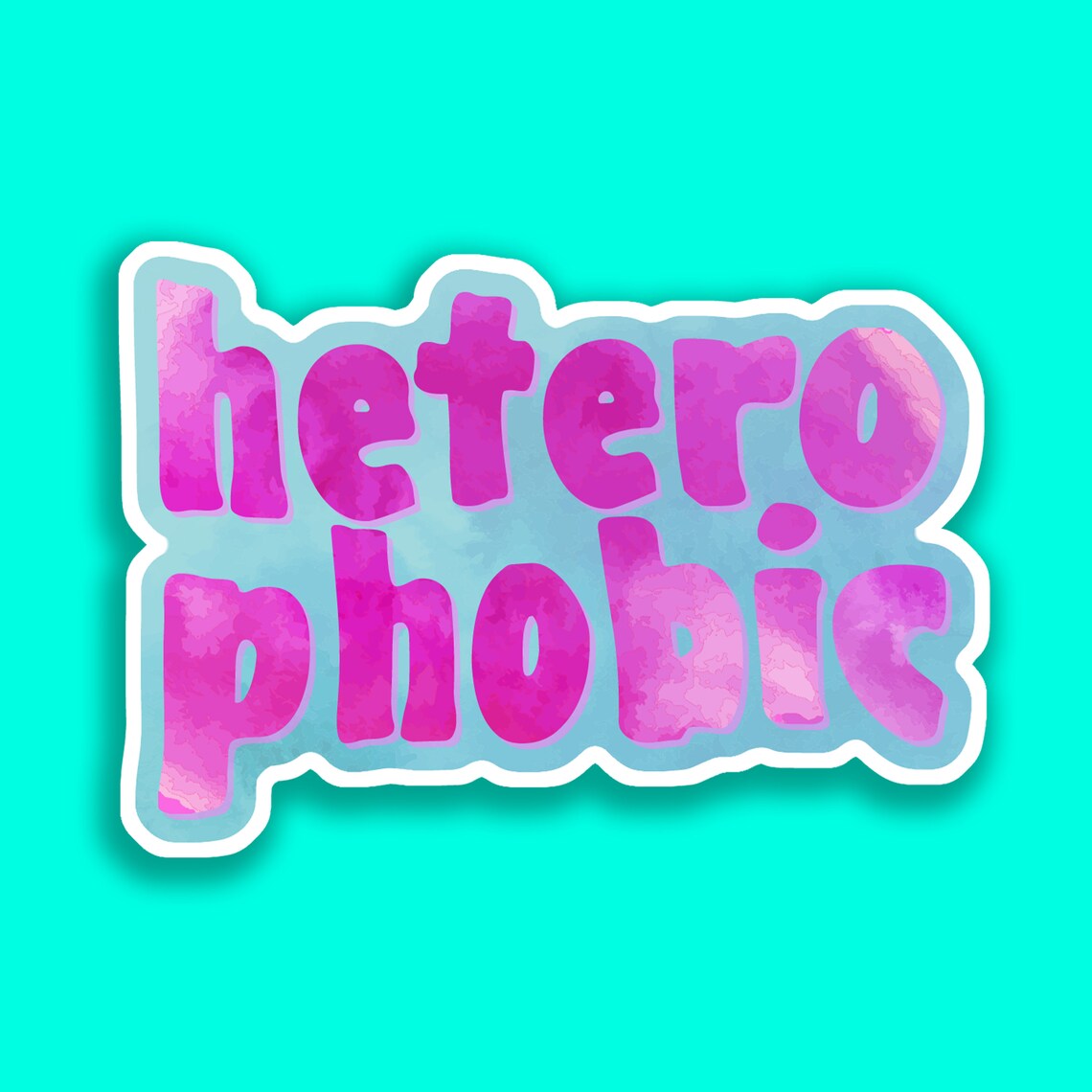 Heterophobic Sticker or Magnet Die Cut Vinyl Waterproof | Etsy