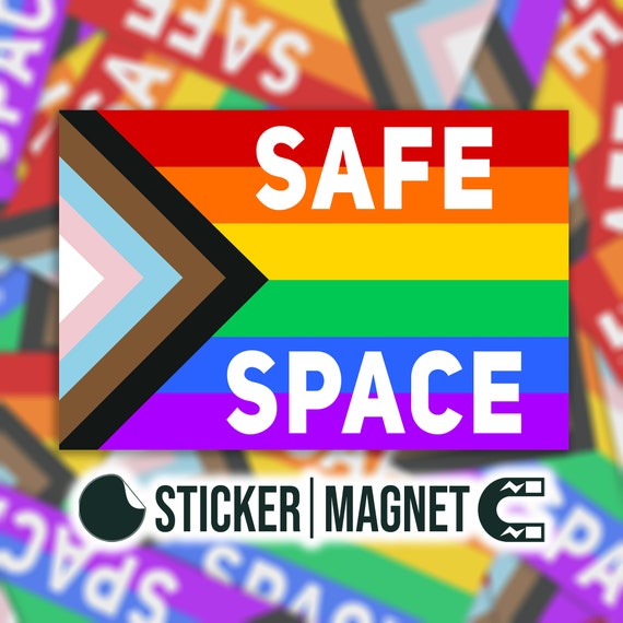 LGBTQ Safe Space Waterproof Vinyl Sticker or Magnet LGBTQ - Etsy