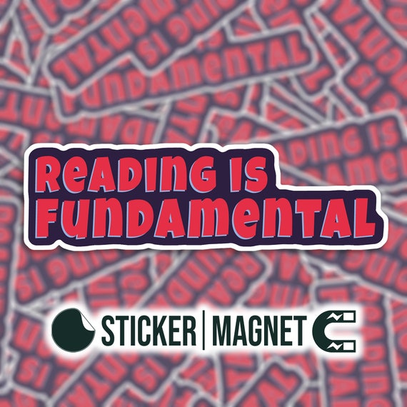 Reading is Fundamental Sticker or Magnet Die Cut Vinyl | Etsy Canada