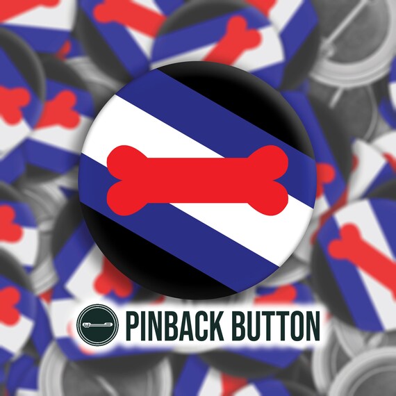 Puppy Pride Flag 1.5 Button LGBTQ Pinback Button | Etsy