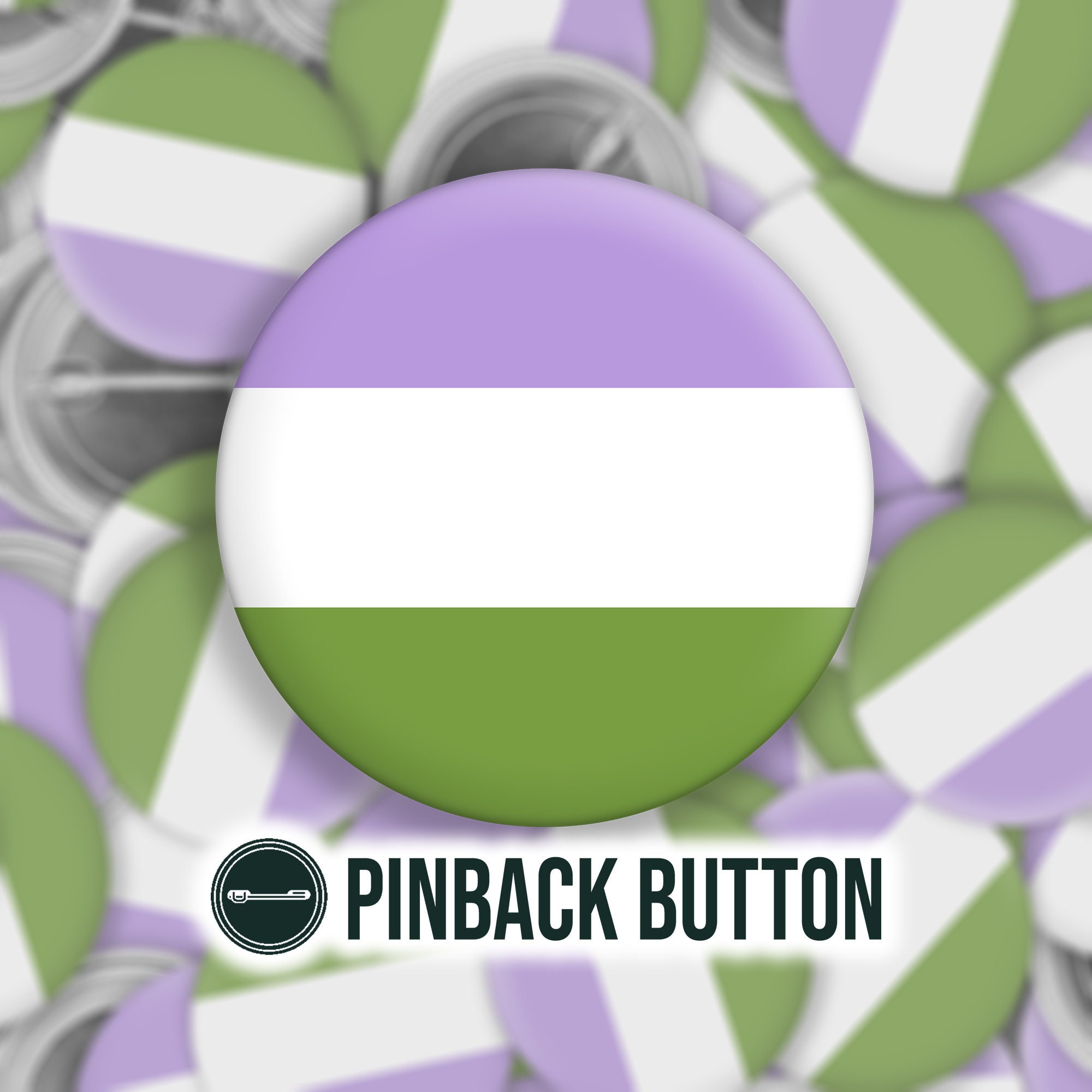 Genderqueer Pride Flagge 15 Button Set LGBTQ | Etsy